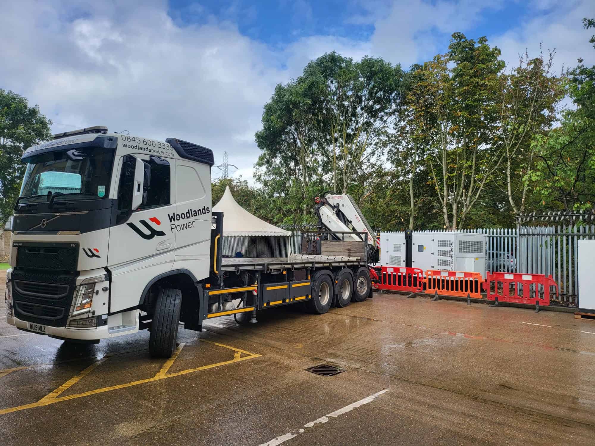 A cost-effective and robust logistics solution - Woodlands Power